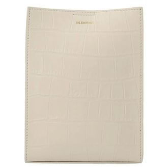 Jil Sander Femme, Sacs, Blanc, Taille: ONE Size Sac bandouli&egrave;re Tangle