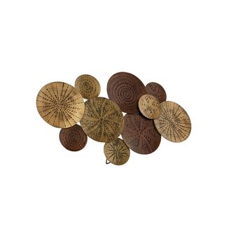 QAZQA Art Deco Art Deco Wandleuchte AntikGold I Messing 71 cm - Kelly I Wohnzimmer I Schlafzimmer - Stahl Rund - LED geeignet E27