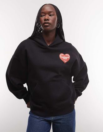 Carhartt Work in Progress Hartt Case hoodie avec imprim&eacute; au dos en noir