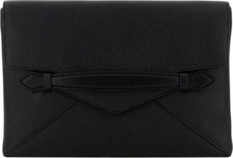 Montblanc Montblanc, Homme, Sacs, Noir, Taille: ONE Size Pochette en cuir