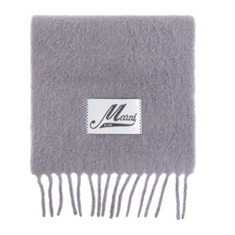 Marni Schal mit Fransen - - Accessories - Damen - Grau - ONE SIZE