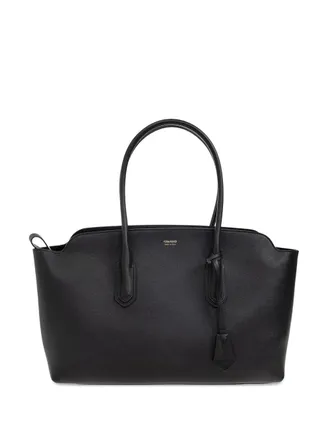 Tom Ford sac cabas à design structuré - Noir