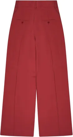 Alberta Ferretti Wide Leg Tailored Trousers - Pink