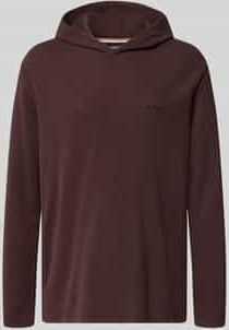 HUGO BOSS Relaxed Fit Sweatshirt aus Baumwoll-Mix Modell Waffle LS