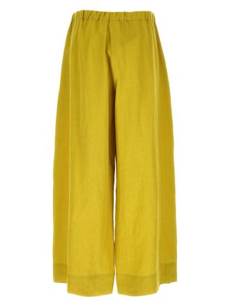 Max Mara Womens Bicolor Linen Casual Pants