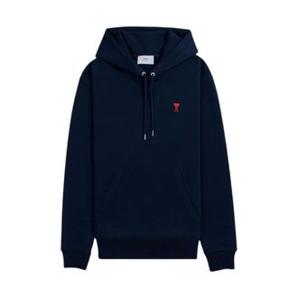Ami Dunkelblauer Herz-Sweatshirt - - Sweatshirts & Hoodies - Herren - Blau - M