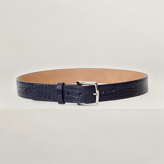 Reptiles House Altea - Amerikanischer Krokodilgürtel - Mitternachtsblau