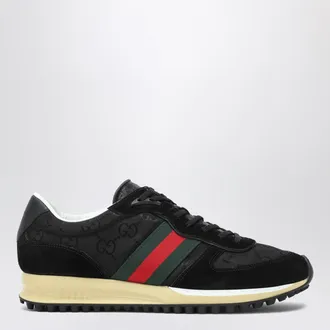 Gucci Sneaker Re-Motion aus schwarzem GG-Stoff