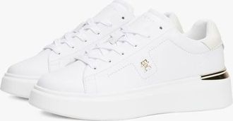 Tommy Hilfiger Low Leder -Sneaker - Weiß