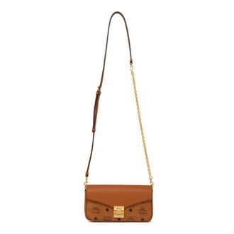 MCM Mcm, Femme, Sacs, Brun, Taille: ONE Size Tracy Crossbody