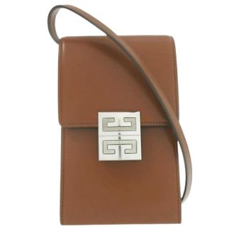 Givenchy Sac bandouli&egrave;re en cuir Pre-owned - Femme - Pre-owned - Brun - Taille: ONE Size