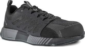 Reebok Work Fusion Formidable Work Comp Toe Mid Oxford pour homme, noir/noir, 10.5 Wide