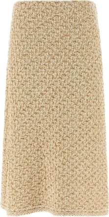 Fabiana Filippi Jupe en tweed effet denim