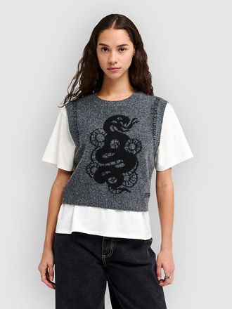 Rvca Dalas Snake Weste washed black