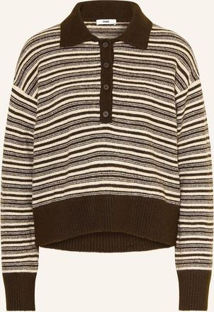 Mavi Mavi Strick-Poloshirt braun