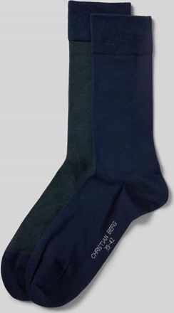 Christian Berg Socken mit Logo-Stitching im 2er-Pack