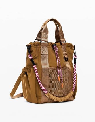 Desigual Multifunktionsrucksack in Braun mit Kordelzug-Neutral