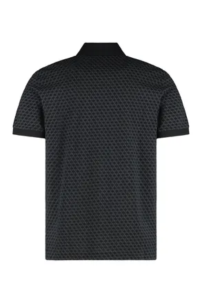 HUGO BOSS Mens Pique Cotton Polo Shirt Black T-shirts And Polos