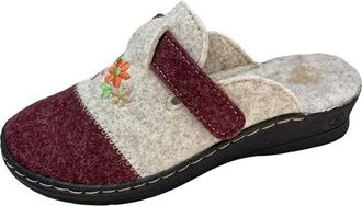 Generico Patrizia Azzi Chaussons dhiver pour femme en laine cuite, semelle ultra l&eacute;g&egrave;re, mat&eacute;riau &eacute;cologique, 100 % fabriqu&eacute; en Italie, Barolo Ecru, 38 EU