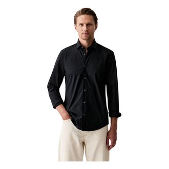 Marc O'Polo Homme, Chemises, Noir, Taille: 2XL Casual Chemises