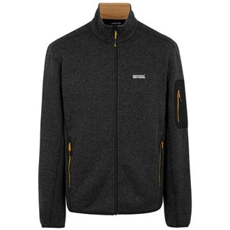 Regatta Herren Newhill mit durchgehendem Rei&szlig;verschluss Fleece Stretch warm Outdoor Winter Layer Top