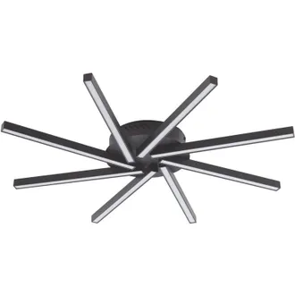 Lucande Lucande - led Plafonnier à intensité variable Tjado en métal pour salon & salle à manger