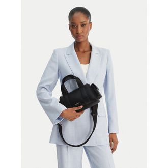 Calvin Klein Handtasche Calvin Klein Webbing Strap Pocket Bag LV04F3291G Schwarz