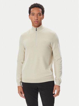 HUGO BOSS Pullover Momentum-X QZ 50547898 Hellbeige Regular Fit