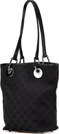 Gucci Crossbody Bags - GG Canvas Eclipse Tote - Gr. unisize - in Schwarz - f&uuml;r Damen