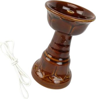 BESPORTBLE DEARMAMY Keramische &Ouml;llampe Vintage Stil mit Docht Dekorative Petroleumlampe f&uuml;r Innenr&auml;ume Robustes Keramikmaterial Vielseitig f&uuml;r Tempel Wohnzimmer 