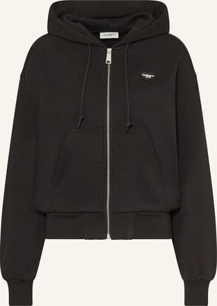 Carhartt Work in Progress Carhartt Wip Sweatjacke W Hodded Heart schwarz