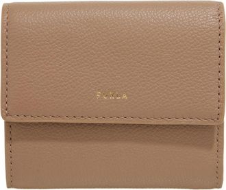 Furla Portemonnaie - Furla Goccia M Compact Wallet - Gr. unisize - in Braun - für Damen