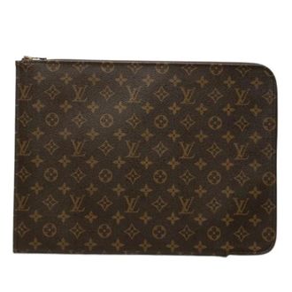 Louis Vuitton Pre-owned Monogram Canvas Clutch - Femme - Pre-owned - Brun - Taille: ONE Size