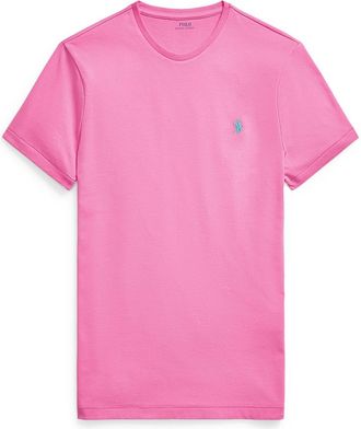 Ralph Lauren Leichtes T-Shirt mit Pony-Stickerei, Custon Slim Fit in