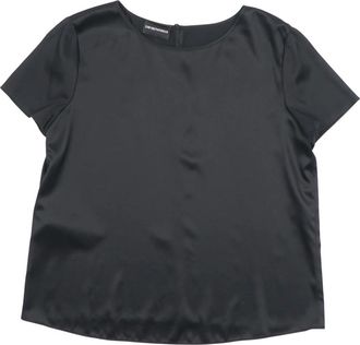 Emporio Armani Femme, Blouses et Chemises, Noir, Taille: 42 FR Blouses