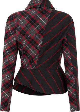 Vivienne Westwood Tartan Virgin Wool Blazer - Red