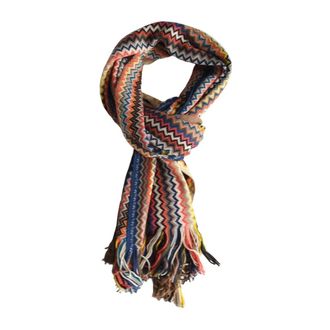 Missoni Buntes Geometrisches Wolldecke - - Accessories - Damen - Mehrfarbig - ONE SIZE