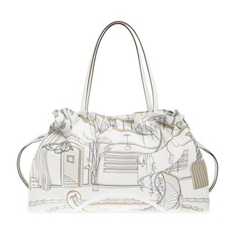 Tory Burch Ella Drawstring Tote - - Bags - Damen - Beige - ONE SIZE