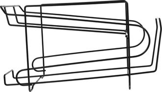 NUOBESTY Schwarzes Kühlschrank Getränkeregale Organizer Langlebiger Flaschenhalter für Bier Getränkesammlung Platzsparendes Küchenaufbewahrungsregal Vielseitig