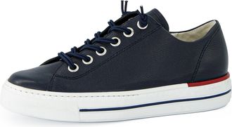 Paul Green Damen Low-Top Sneaker - Wechselfu&szlig;bett & Orthop&auml;dische Einlagen - Leichte Eva-Sohle - Sportschuhe & Sneaker Damen - Blau 62x