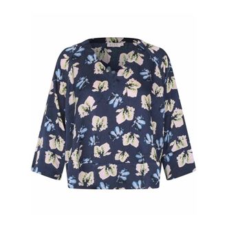 Masai 3/4-Arm Bluse - - Blouses & Shirts - Damen - Blau - 2XL