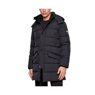 Karl Lagerfeld Homme, Vestes, Bleu, Taille: 3XL Parka &agrave; capuche