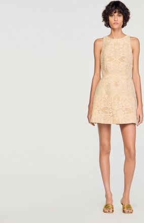 Sandro Robe courte en guipure