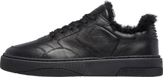 Voile Blanche Sneakers aus Leder und Synthetik, schwarz- 43