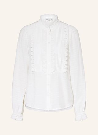 Lollys Laundry Lollys Laundry Hemdbluse Arielll Mit Spitze weiss
