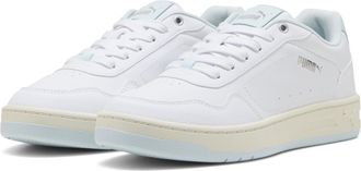 Puma Court Classy Damen-Sneaker, Wei&szlig; (Sea Glass Silver), Gr&ouml;&szlig;e 37.5 EU, Puma White Sea Glass PUMA Silber, 37.5 EU