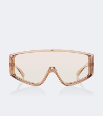 Saint Laurent Lunettes de soleil &agrave; logo
