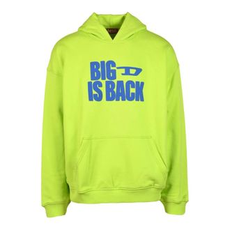 Diesel Baumwoll-Sweatshirt - - Sweatshirts & Hoodies - Herren - Gr&uuml;n - L