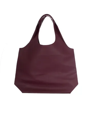 A.P.C. Womens Tote Bag Ninon Aubergine Shoulder