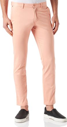 Tommy Hilfiger Herren Bleecker Th Flex Satin GMD Hose, Guava, 34 W/34 L